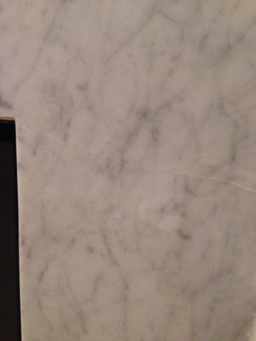 Help! Marble fireplace surround cracked