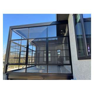 4-Track Stacking Sunroom Windows in Winnipeg - Sunroom - Toronto - by ...