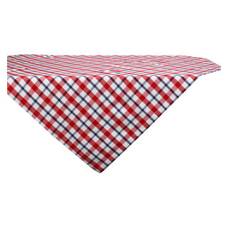 American Plaid Table Topper 40X40, 40x40" - Rustic - Tablecloths - by ...