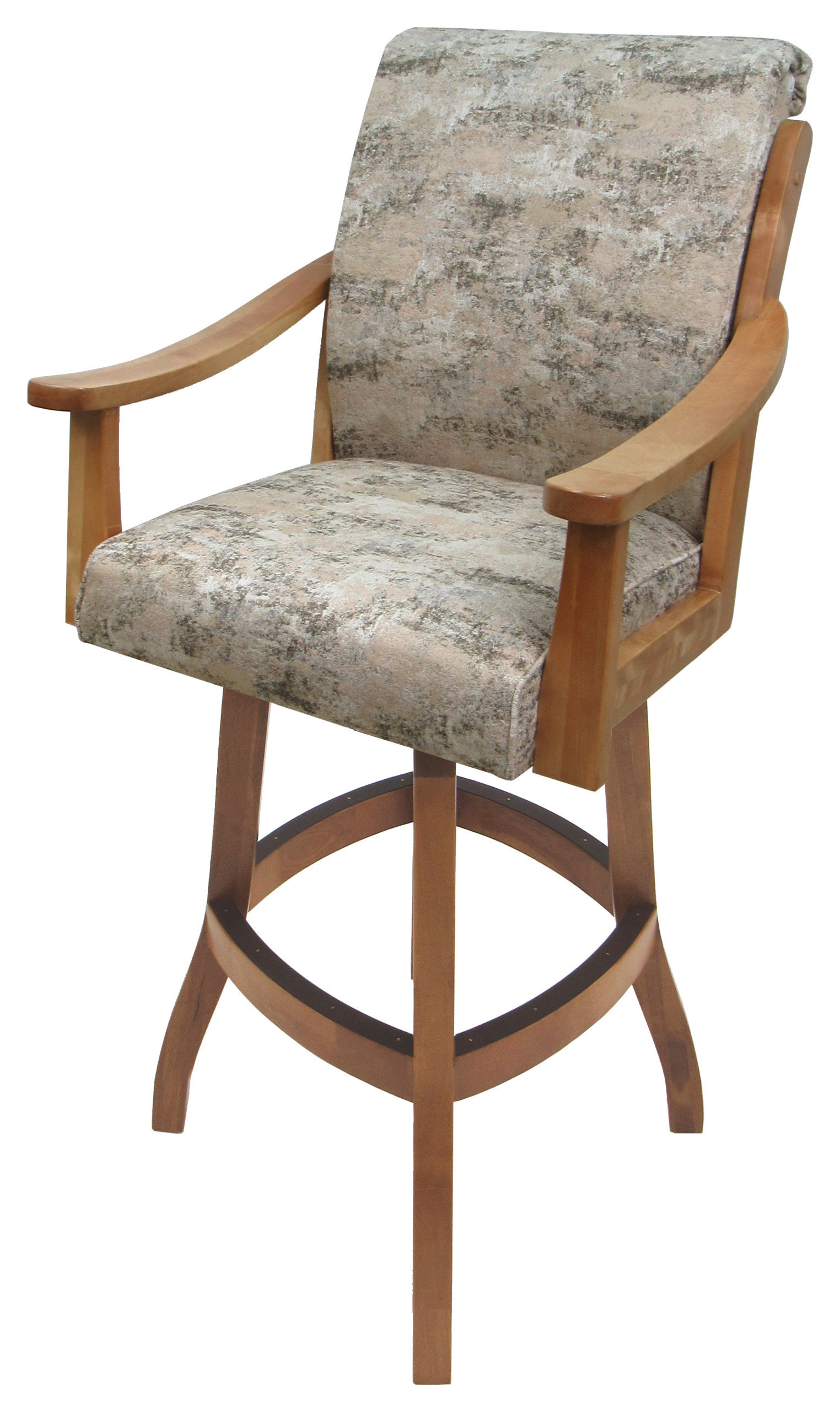 Swivel Counter 26" 30" Extra Tall 34" Wood Bar Stool - Casa Plus, 30 ...
