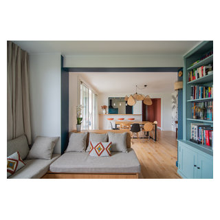 Un séjour coloré - Modern - Living Room - Paris - by Atelier JOI | Houzz