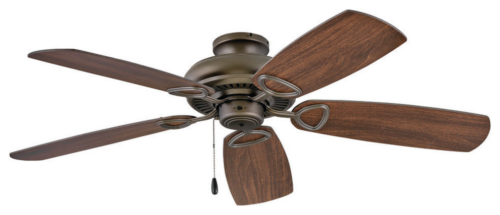 Marquis 52" Fan, Metallic Matte Bronze, Walnut - Transitional - Ceiling ...