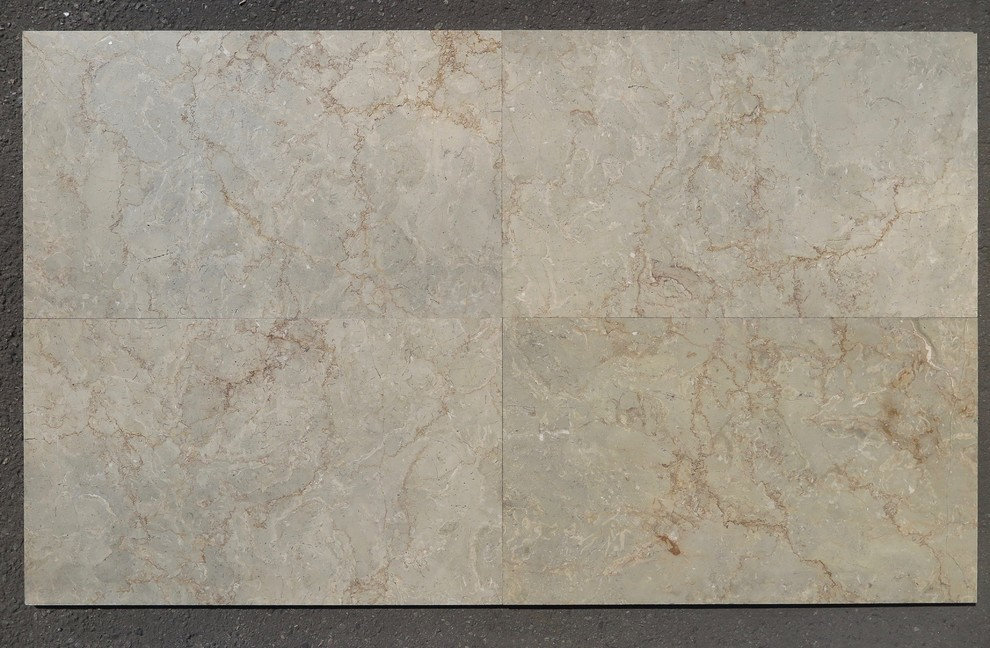 Sahara Gold Marble Tiles, Sandblasted/Brushed Finish, 18"x30", Set of ...