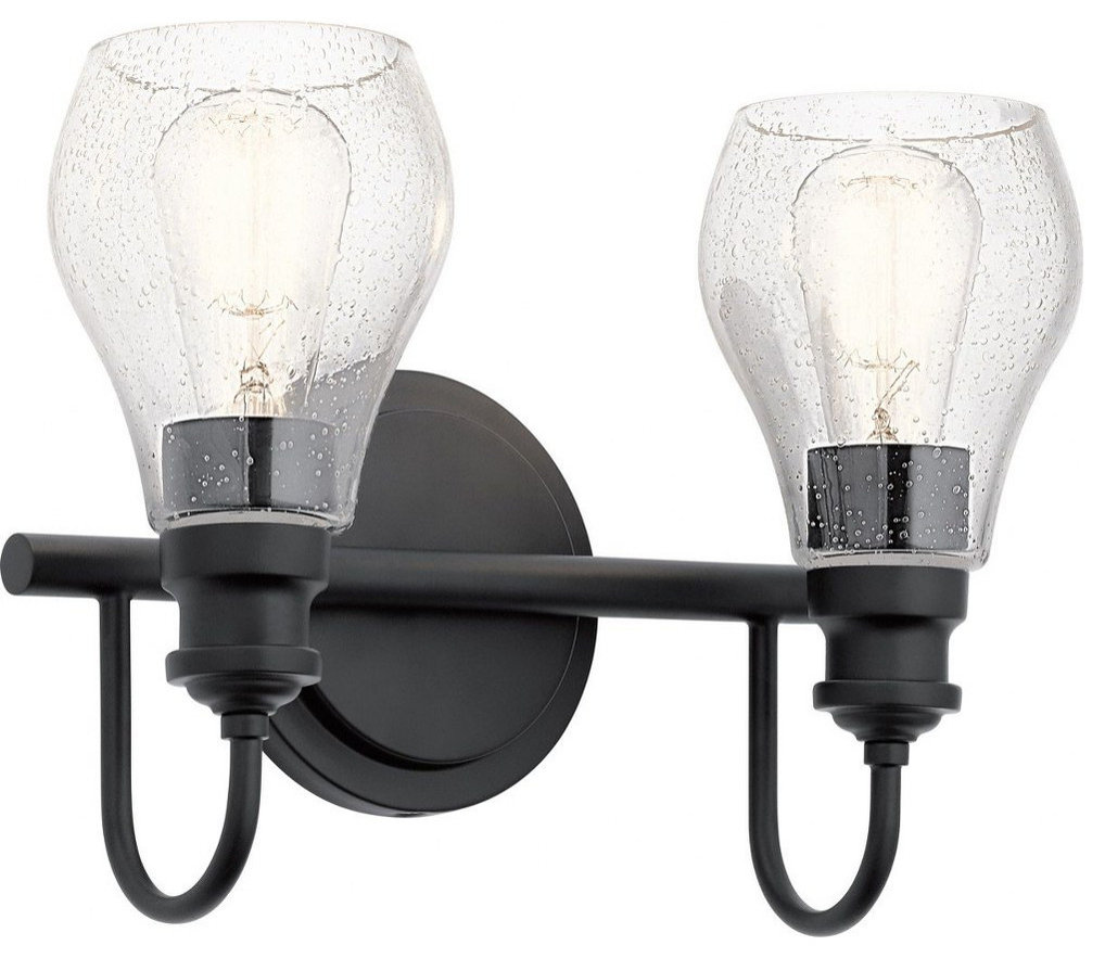 2 Light Vanity Light Approved for Damp Locations - Transitional ...