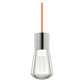Tech Alva Pendant, MD, 6', Cry/Orange, Nickel LED922, 700TDALVPMCOS ...