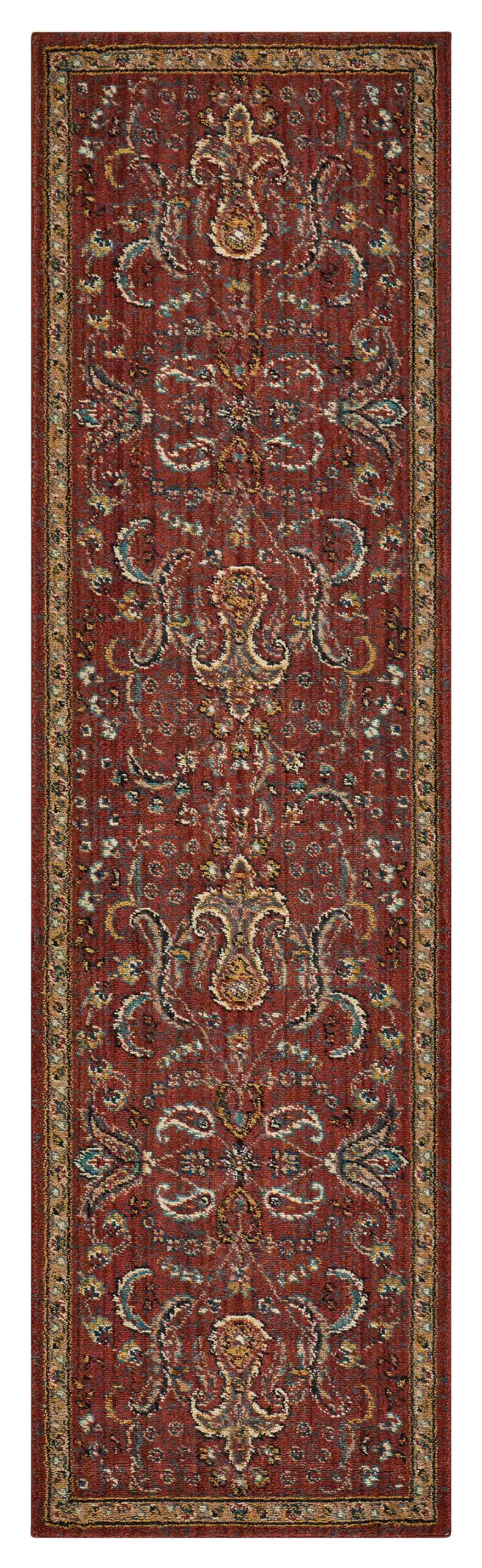 Nourison 2020 NR204 Runner Rug, Brick, 2'3" x 8' - Traditional - Hall ...