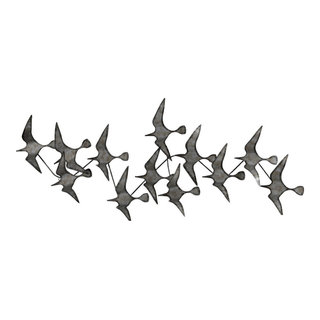 "Murmuration" Wall Art - Industrial - Wall Sculptures - by Renwil | Houzz