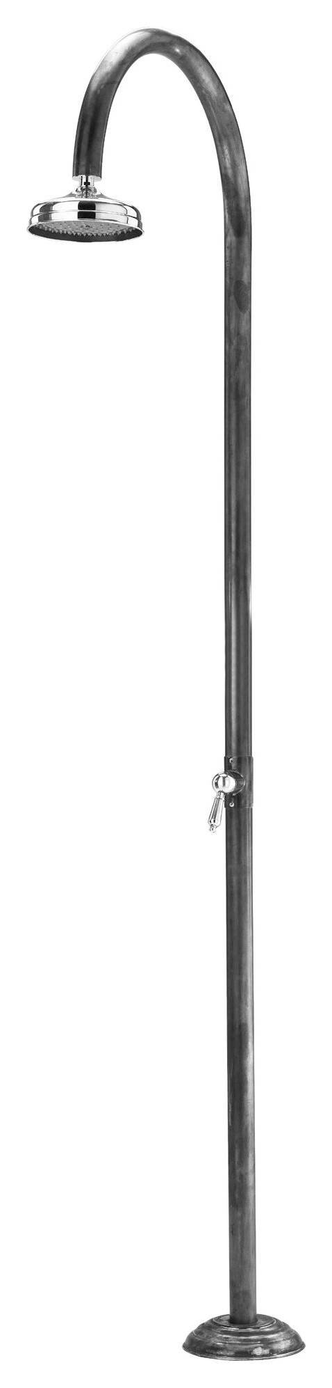 "Origo" Free Standing Copper and Brass Shower Column, Hot and Cold ...