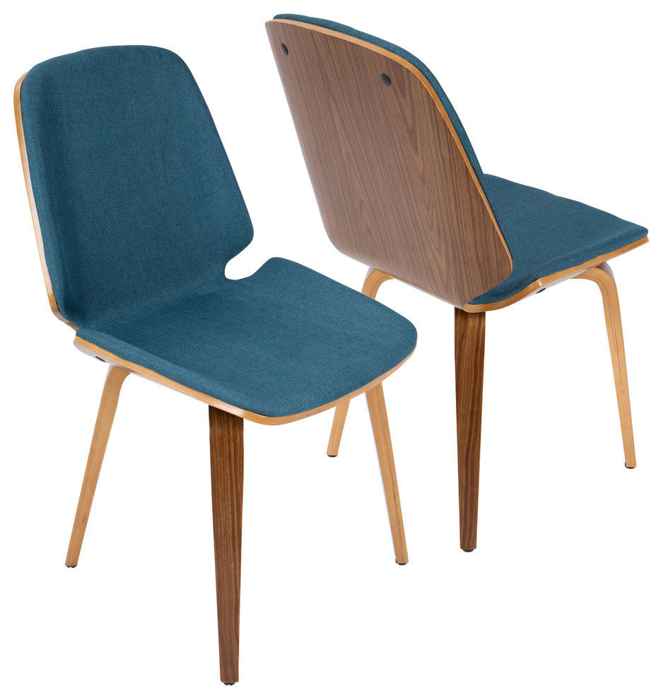 LumiSource Serena Dining Chairs by LumiSource, Set of 2 - Midcentury ...