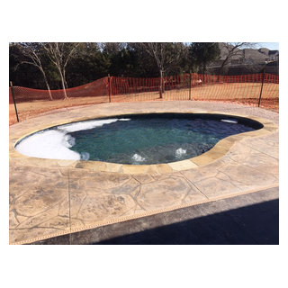 Small Custom Pool in Shawnee - Tropical - Pool - Oklahoma City - by ASL ...