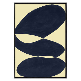 Navy Shapes I, 30 x 44 - Contemporary - Prints And Posters - by Chelsea ...