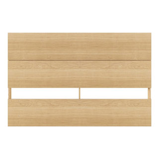 Panel Headboard, Queen|Natural Maple - Contemporary - Headboards - by ...