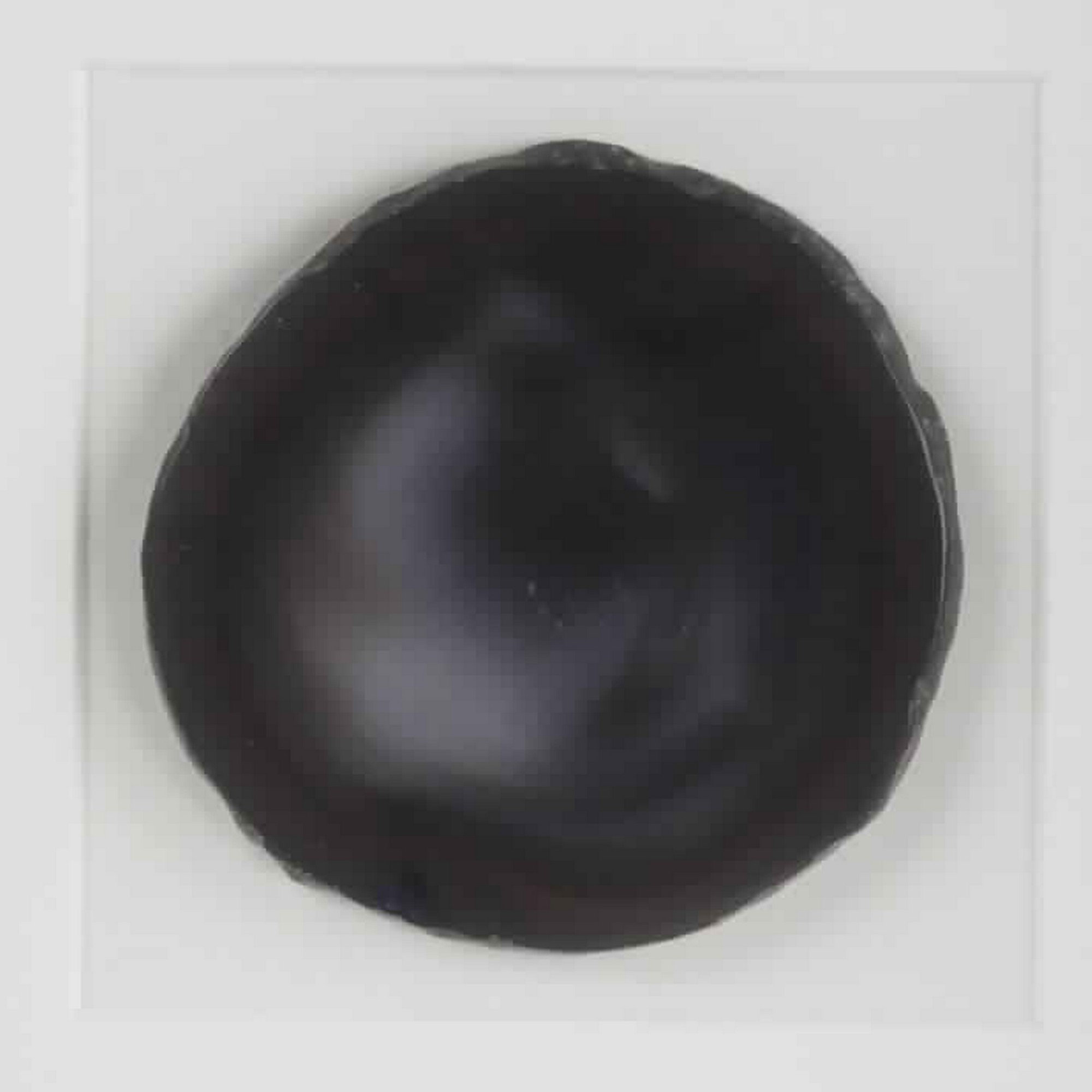 Square Wooden Shadow Box with Faux Stone Inlay, Brown and Black ...