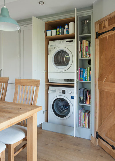 10 Ingenious Spots to Place the Washing Machine