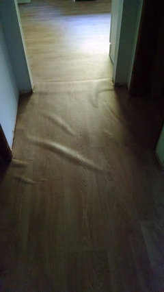 burn stain on white quartz countertop