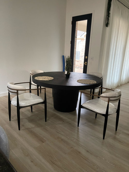 How to raise table with round base.