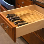 Double-Tiered Cutlery Tray - Eclectic - DC Metro - by Cameo Kitchens, Inc.