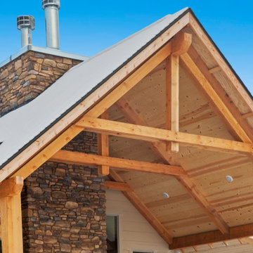 Foto e Idee per Facciate di case - facciata di una casa rustica con ...