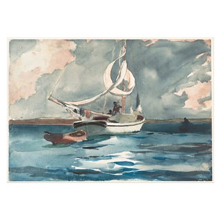 Sloop Nassau Print, 18 x 24 - Beach Style - Prints And Posters - by ...