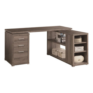 Left or Right Facing Corner Computer Desk - Transitional - Desks And ...