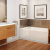Maax 105705-L-001 Rubix 60" Alcove Acrylic Soaking Tub - Contemporary ...