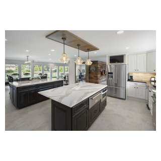 Napa Style Luxury Whole House Remodel - Beach Style - Kitchen ...