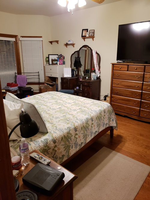 Room with too many doors! | Houzz Forum