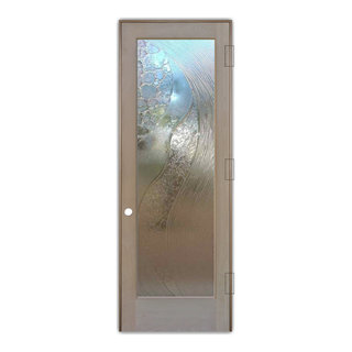 Interior Prehung Door or Interior Slab Door - High Tide - Cast Glass ...