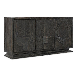 Commerce & Market Mango Wood Credenza in Dark Brown by Hooker Furniture ...