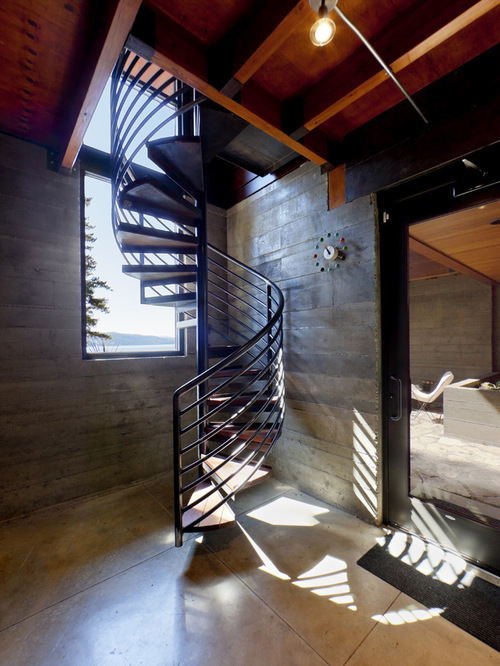 Square Spiral Staircase | Houzz