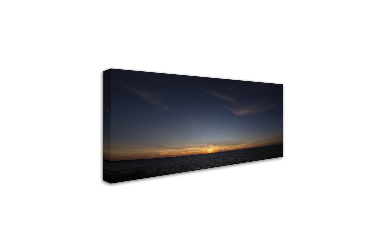 Kurt Shaffer 'Sunset Blessing' Canvas Art, 24"x12" - Traditional ...