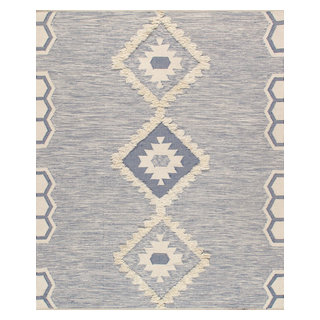 Pasargad Santa Fe Collection Cotton & Wool Area Rug- 9' 0" X 12' 0 ...