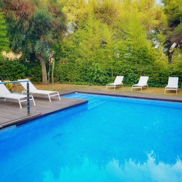 75 Mediterranean Pool Landscaping Ideas You'll Love - May, 2022 | Houzz