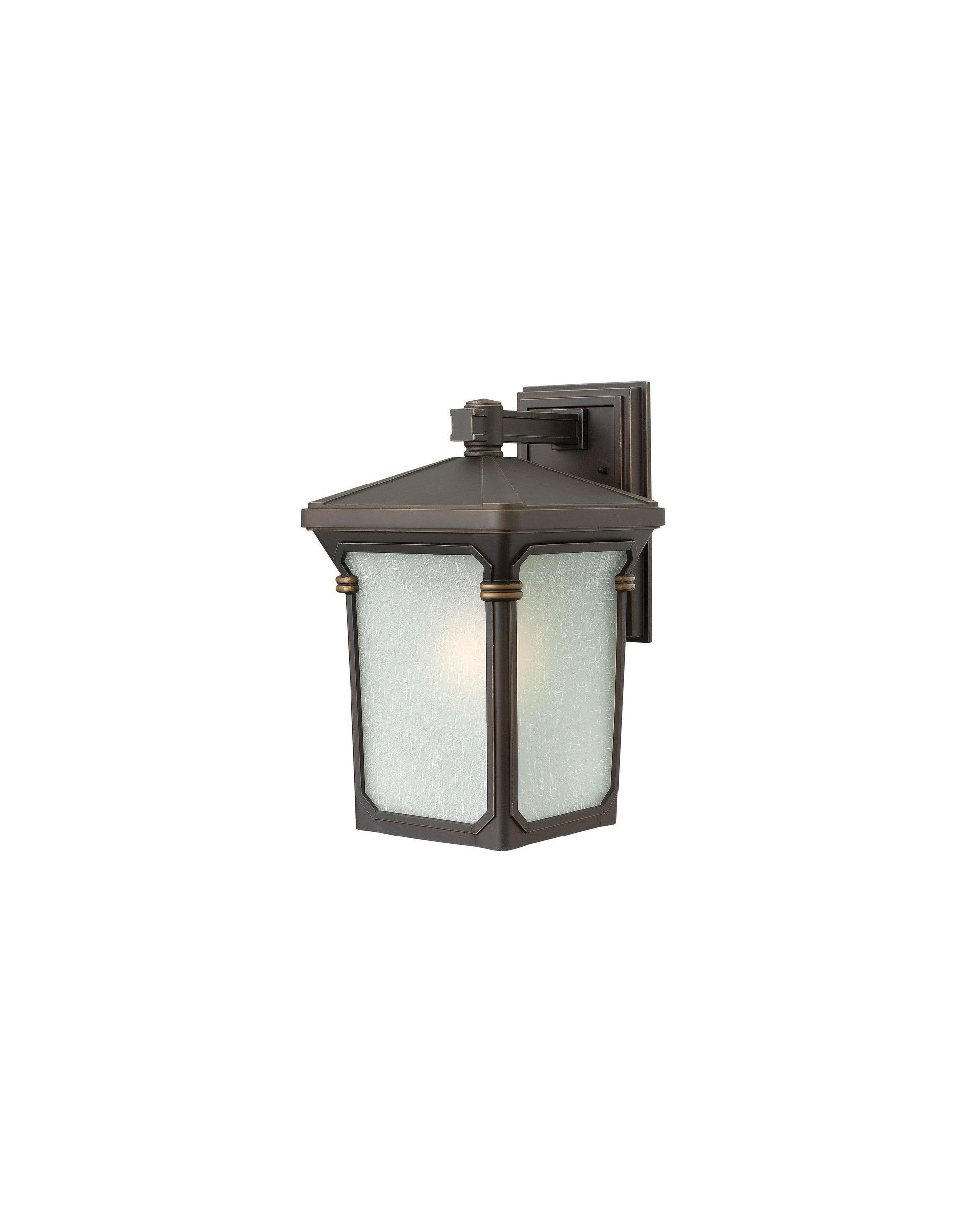 Hinkley Stratford 1-Light Outdoor Post Top/Pier Mount, Oil Rubbed ...