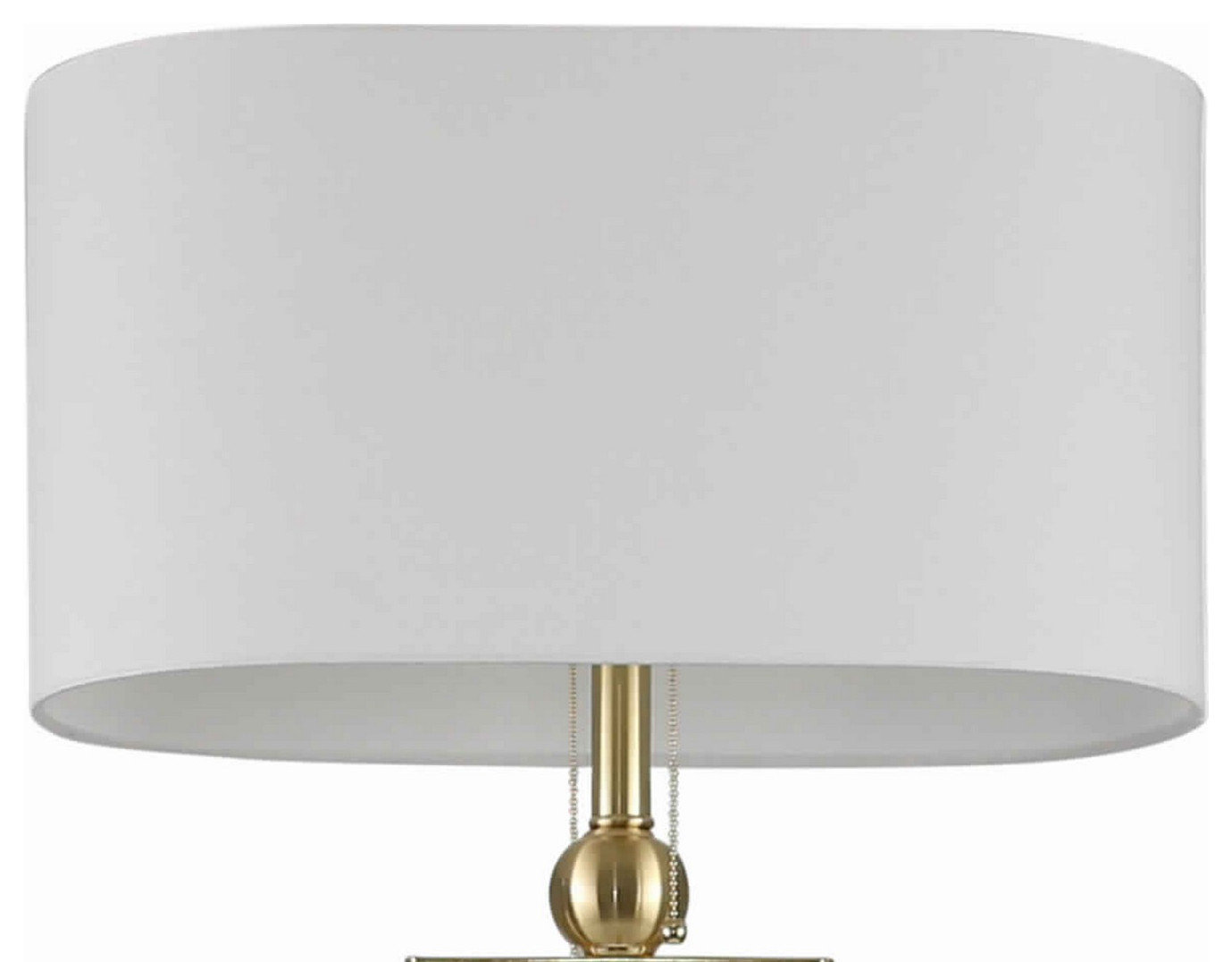 62 Inch Metal Floor Lamp with Stalk Support and Obround Shape Shade ...