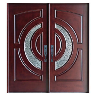 Forever Doors, Exterior Front Entry Composite Door AR10A-DB, 60"x80 ...