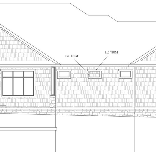 exterior window trim size