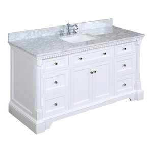 Fresca Ordinato Corner Mount Glass Vanity - Contemporary - Bathroom ...