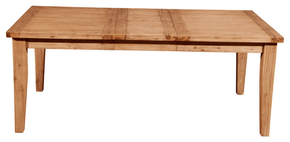 Aspen Extension Dining Table WithButterfly Leaf, Antique Natural ...
