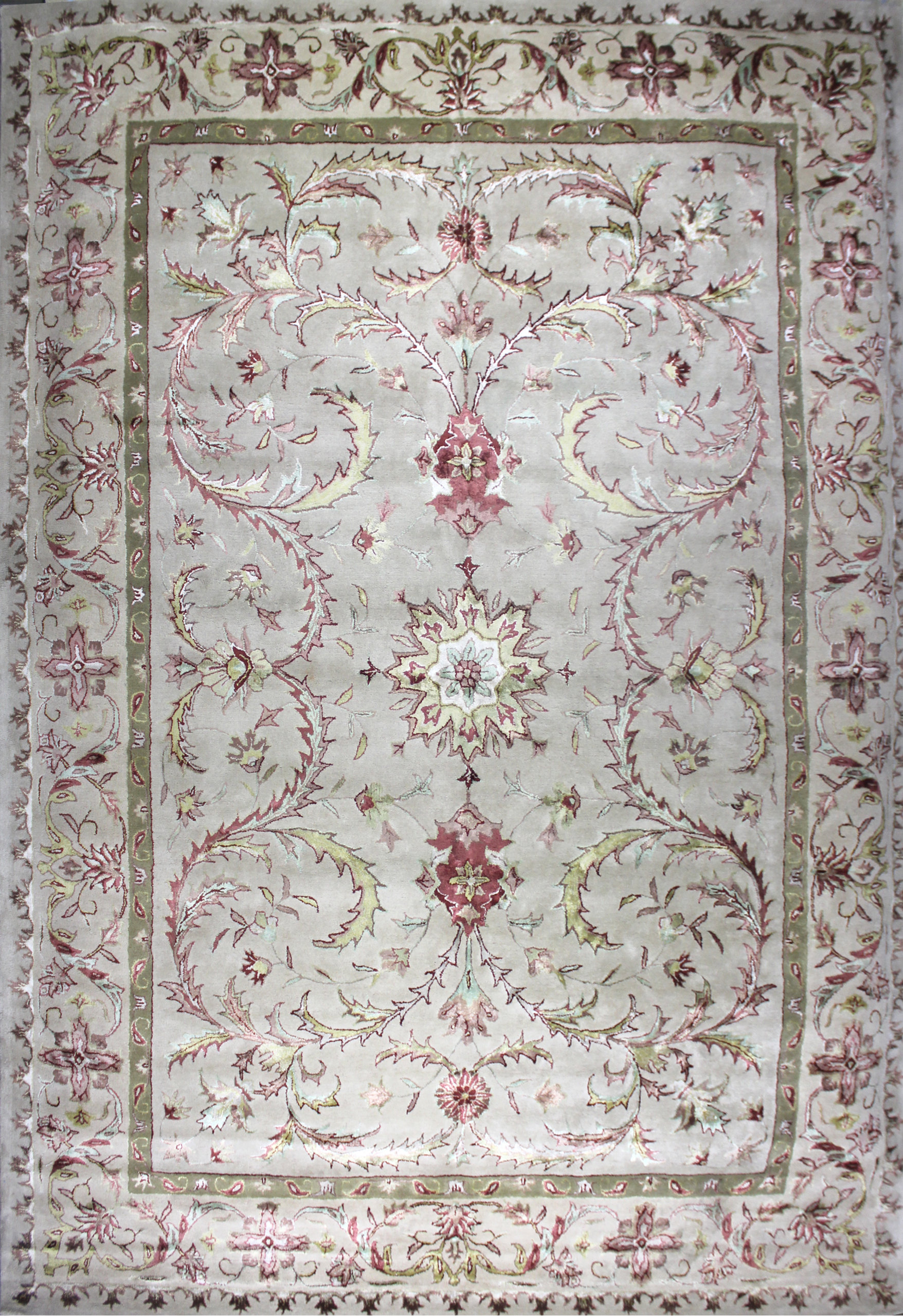 Ceres Beige Rug Handtufted With New Zealand Wool, 2 X 3 - Traditional - Rugs - by Moti | Houzz