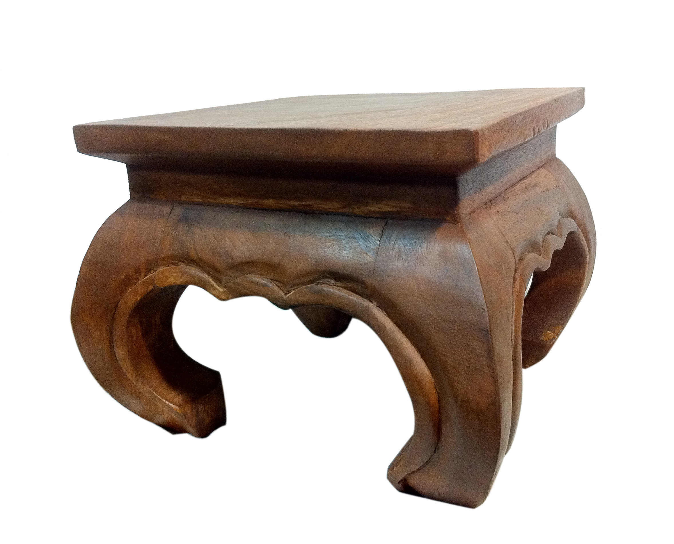 Solid Wood Opium Table, 14 X 14 - Asian - Side Tables And End Tables ...