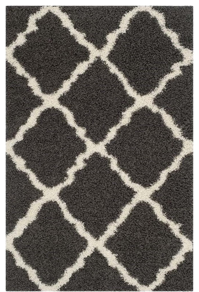Safavieh Dallas Shag Dark Grey Shag Rug - 8'6" x 12', 8' x 10 ...