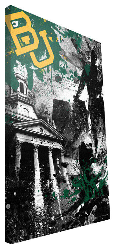 Baylor University Bears Spirit Canvas Print, 16"x24" - Contemporary ...