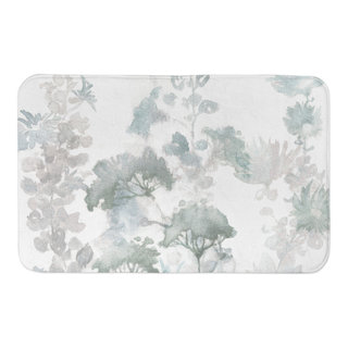 Soft Wildflowers 34x21 Bath Mat, 34x21 - Contemporary - Bath Mats - by ...