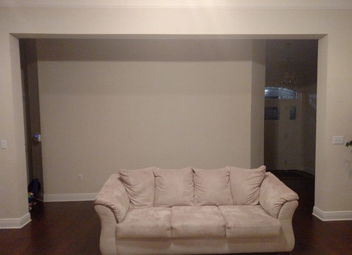How to fill blank wall