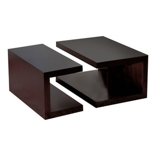 Two Piece Jengo Coffee Table In Wenge - Contemporary - Coffee Tables ...