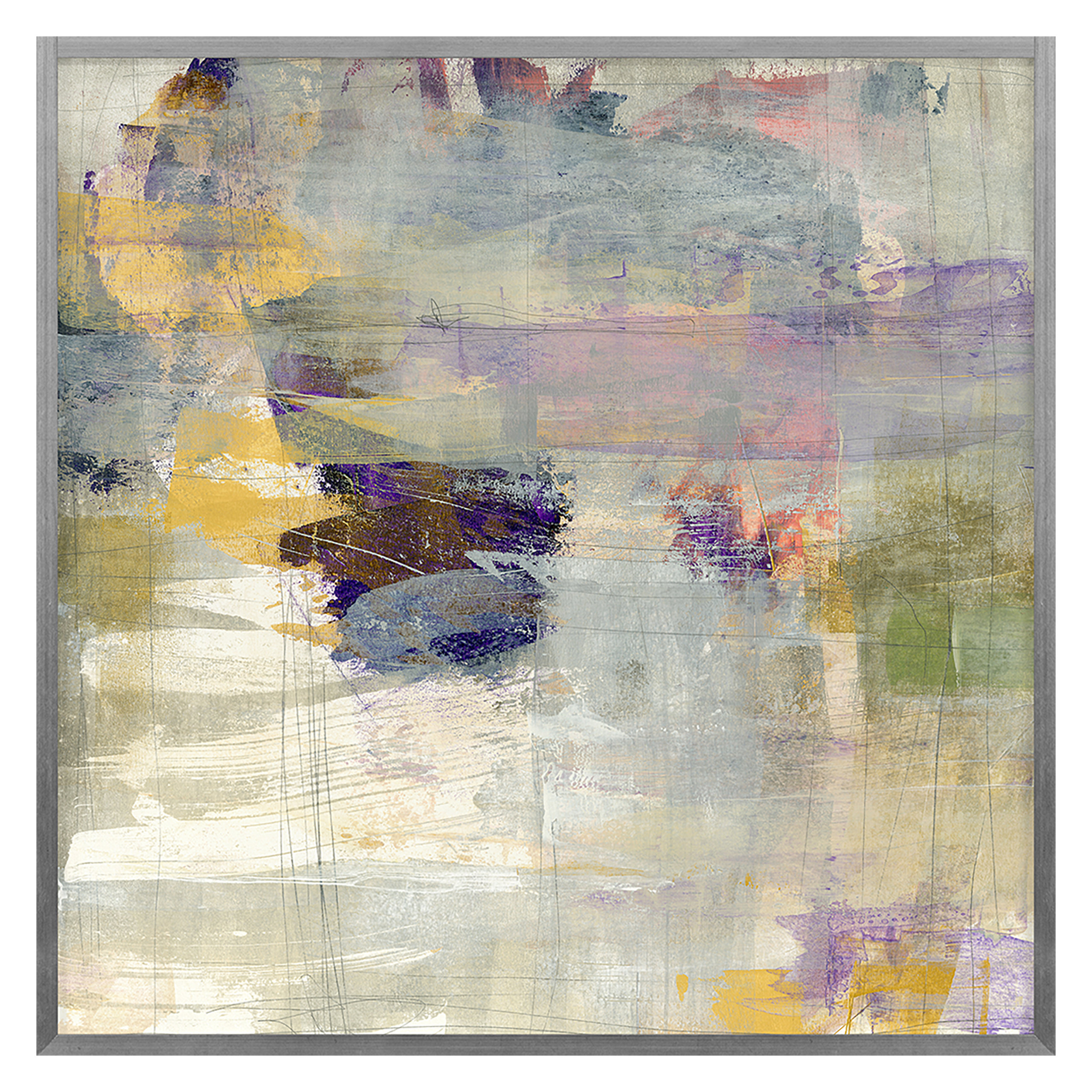 Layered Motion 2 Fine Art Print, 28"x28" - Contemporary - Fine Art ...