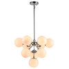 Glass Orb Shades Light Fixture - Midcentury - Chandeliers - by Design ...