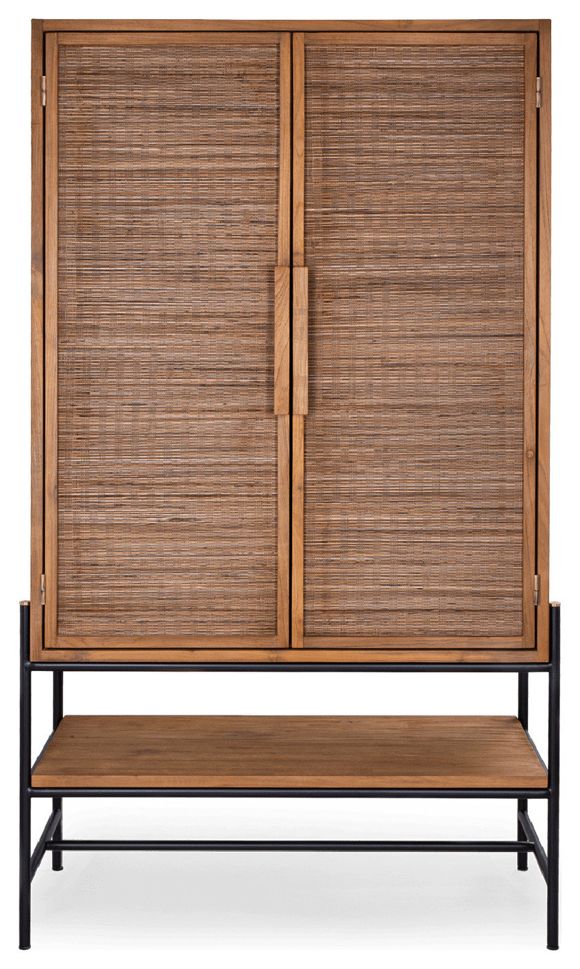 Coconut Leaf And Teak Cabinet | dBodhi Coco - Tropical - Storage ...