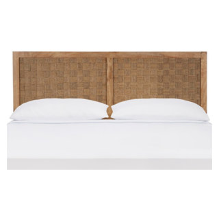 Safavieh Halvor Rattan Headboard, Twin - Tropical - Headboards - by ...